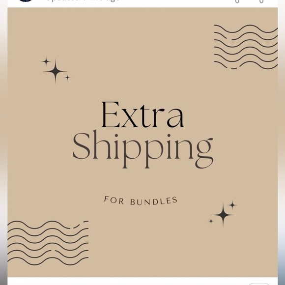 Other | Extra Shipping Label For Bundles | Poshmark
